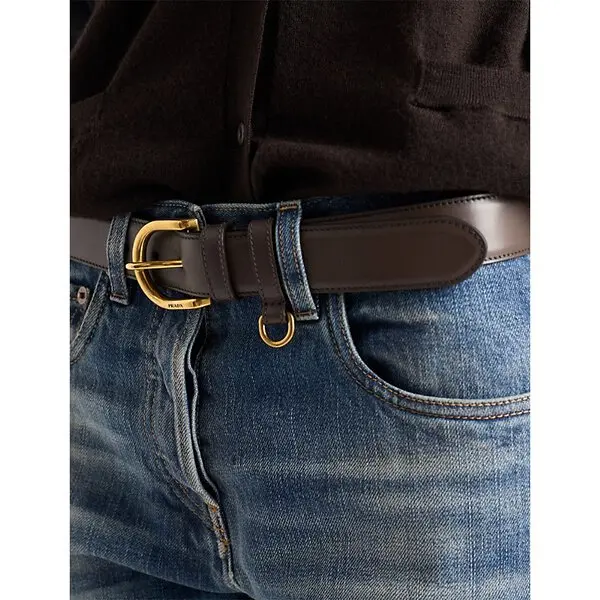 Prada Buckled Leather Belt