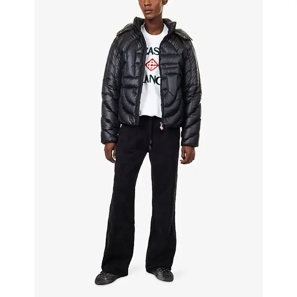 Casablanca Quilted Detachable-hood Puffer Jacket