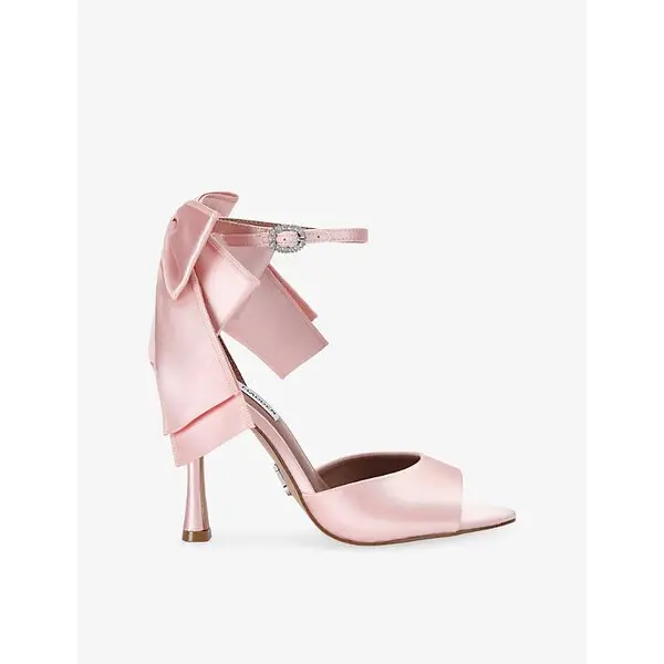 Steve Madden Bougie Heeled Satin Sandals - Pink