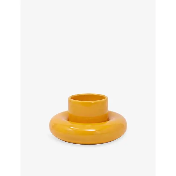GUSTAF WESTMAN Chunky Earthenware Cup And Saucer - Yellow
