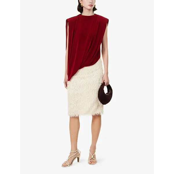 Camilla And Marc Ravine Draped Stretch-jersey Top