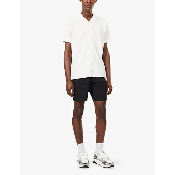 ARNE Camp-collar Ribbed Woven Shirt