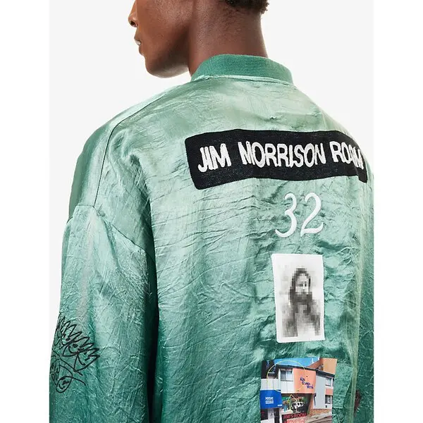 PALY HOLLYWOOD Jims Souvenir Satin Jacket