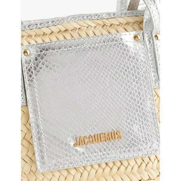 Jacquemus Le Petit Panier Sola Raffia Bag