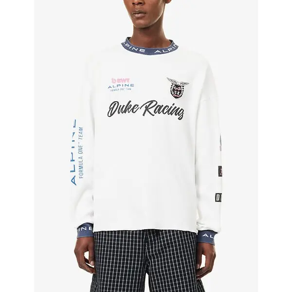 DUKE + DEXTER Alpine Formula One Cotton T-shirt