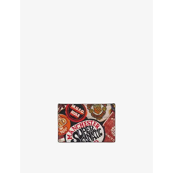 Paul Smith X Manchester United Leather Card Holder - Black