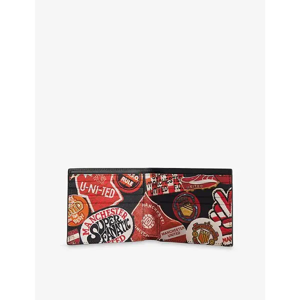 Paul Smith X Manchester United Leather Bi-fold Wallet