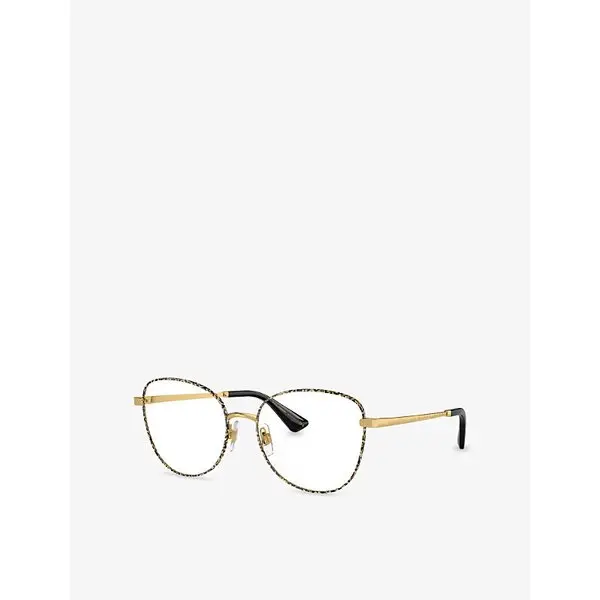 Dolce & Gabbana Dg1355 Round-frame Metal Optical Glasses