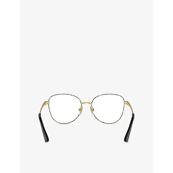 Dolce & Gabbana Dg1355 Round-frame Metal Optical Glasses
