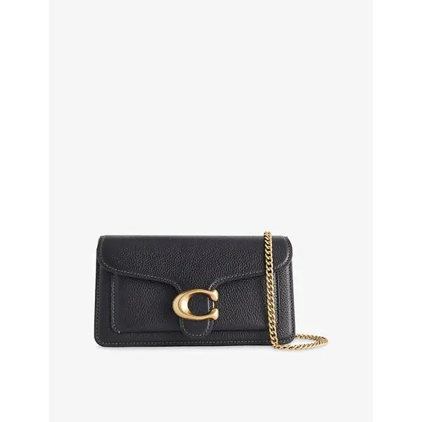 COACH Tabby 19 Chain Leather Cross-body Bag - B4/black