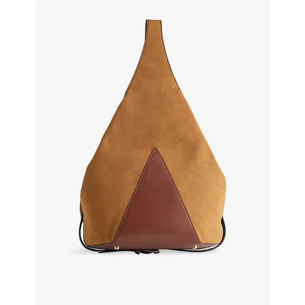 Stella McCartney Appaloosa Soft Woven Bucket Bag - Brandy