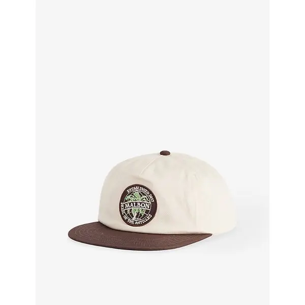 MALBON Palmera Branded Cotton Cap - Cream