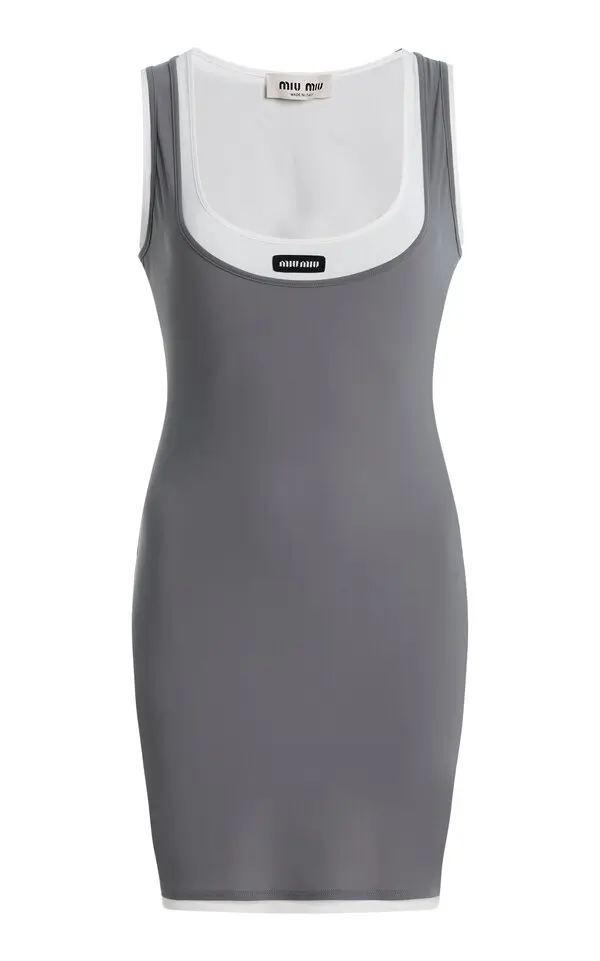 Miu Miu Jersey Mini Dress