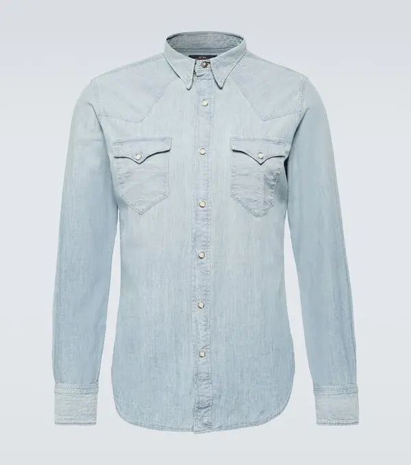 Ralph Lauren Buffalo West Denim Shirt - Blue