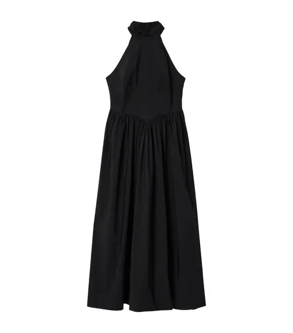 ALLSAINTS Halterneck Arora Maxi Dress - Black