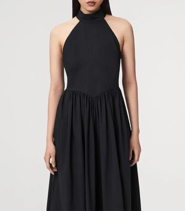 ALLSAINTS Halterneck Arora Maxi Dress