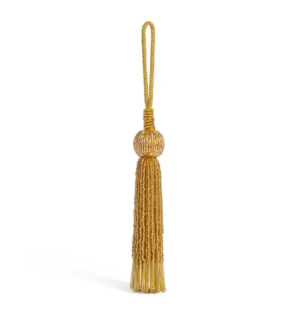 Harrods Beaded Tassel Tree Decoration