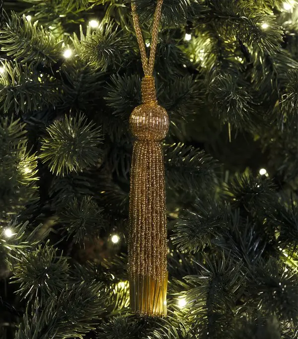 Harrods Beaded Tassel Tree Decoration