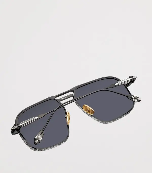 JACQUES MARIE MAGE Labarge Aviator Sunglasses