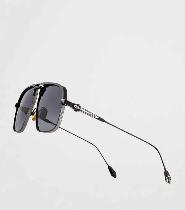 JACQUES MARIE MAGE Labarge Aviator Sunglasses