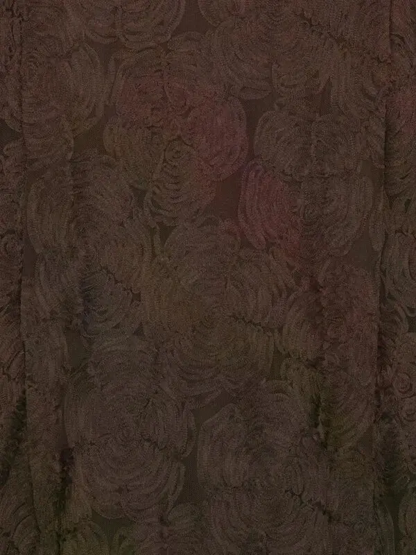 ROTATE BY BIRGER CHRISTENSEN Floral Mesh Maxi Dress