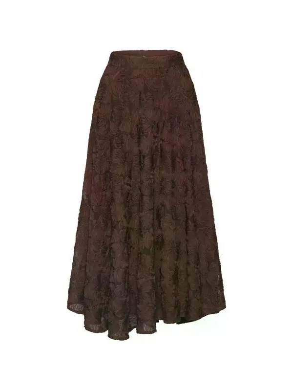ROTATE BY BIRGER CHRISTENSEN Floral Mesh Sun Skirt