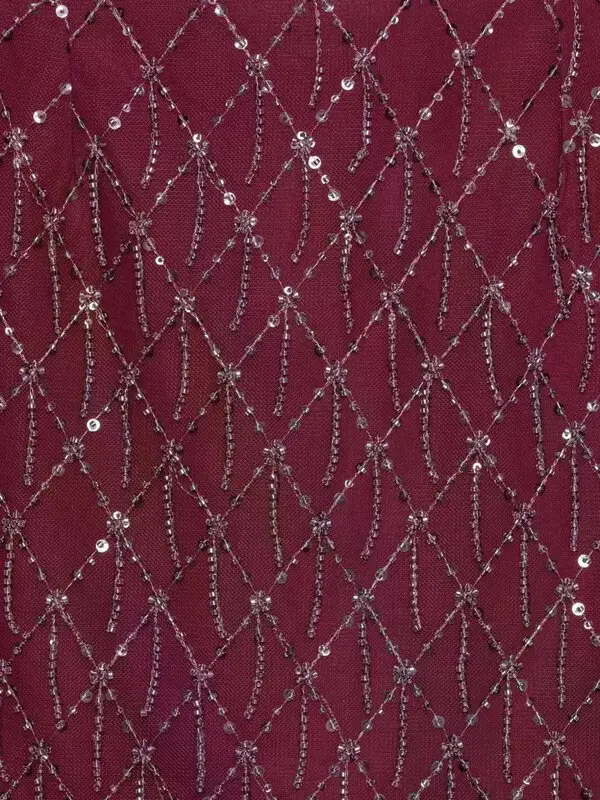 ROTATE BY BIRGER CHRISTENSEN Sequins Mini Skirt Dark