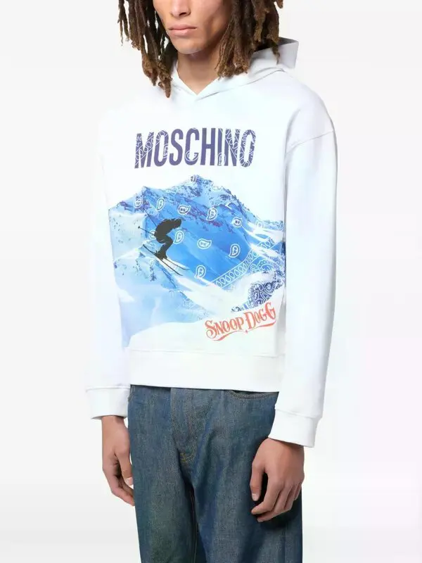 Moschino X Snoop Dogg Graphic Print Hoodie