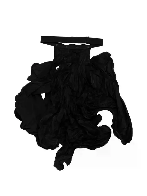 Yohji Yamamoto Bubble Wired Skirt - Black