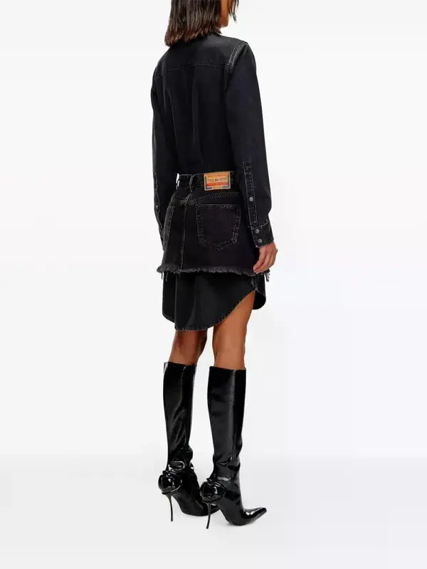 DIESEL® De-desy-d Denim Mini Dress