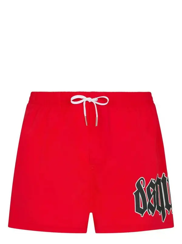 Dsquared2 Logo-print Swim Shorts - Red
