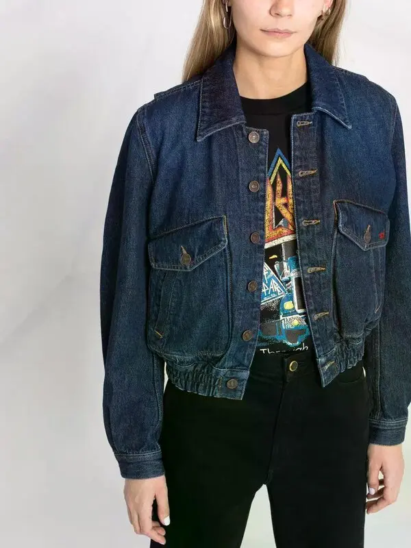 DIESEL® De-tracy Denim Bomber Jacket