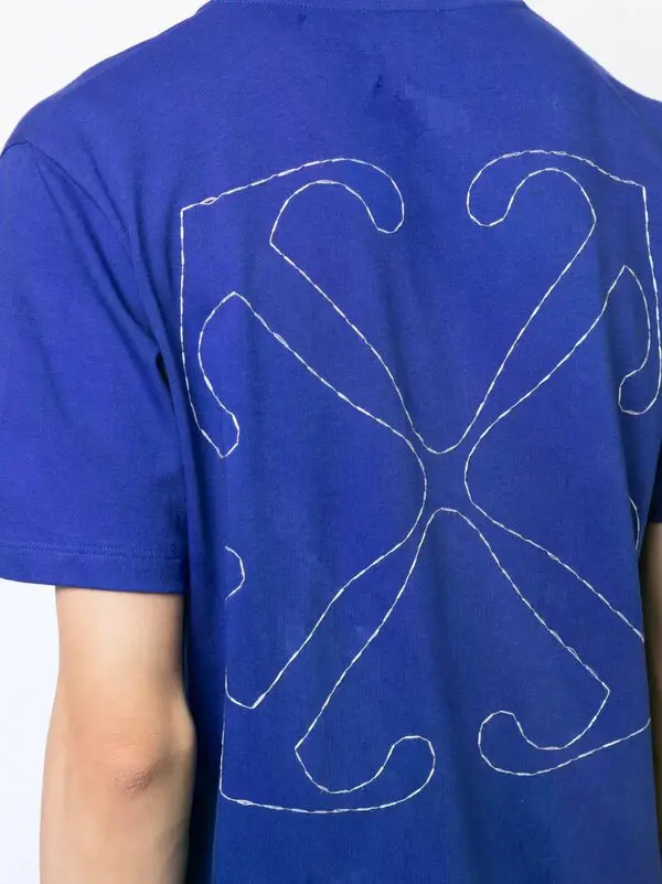 Off-White Arrows Stitch Cotton T-shirt
