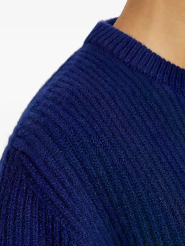 JIL SANDER Ribbed-knit Wool Sweater