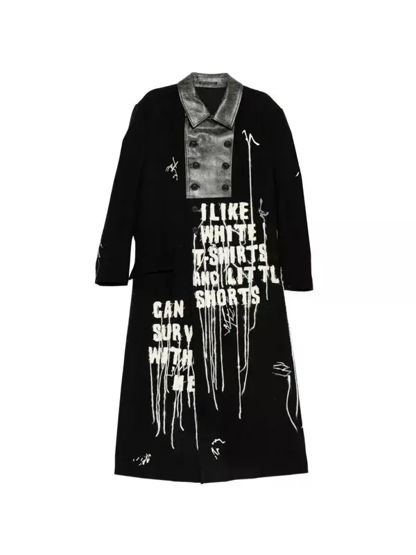 Yohji Yamamoto Switch W Coat - Black