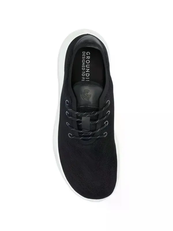 GROUNDS Lace-up Sneakers - Black