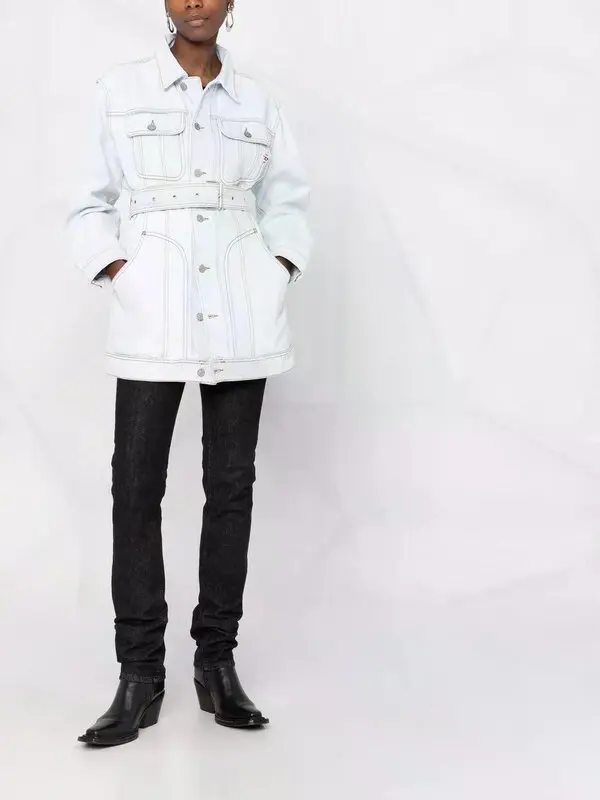 DIESEL® De-flaminia Belted Denim Jacket