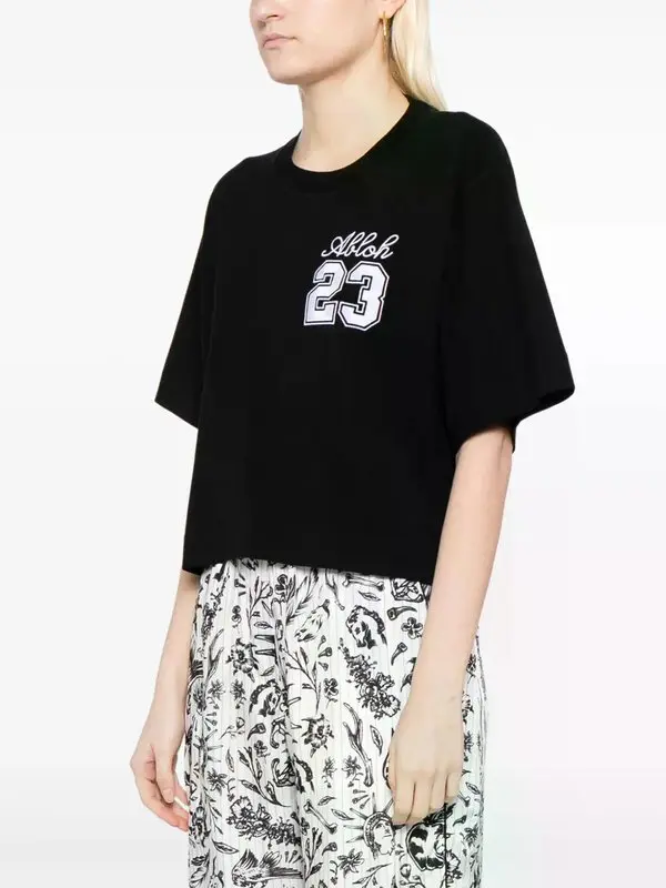 Off-White 23-print Cotton T-shirt