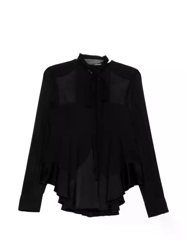 Antonio Berardi Ruffled Blouse - Black