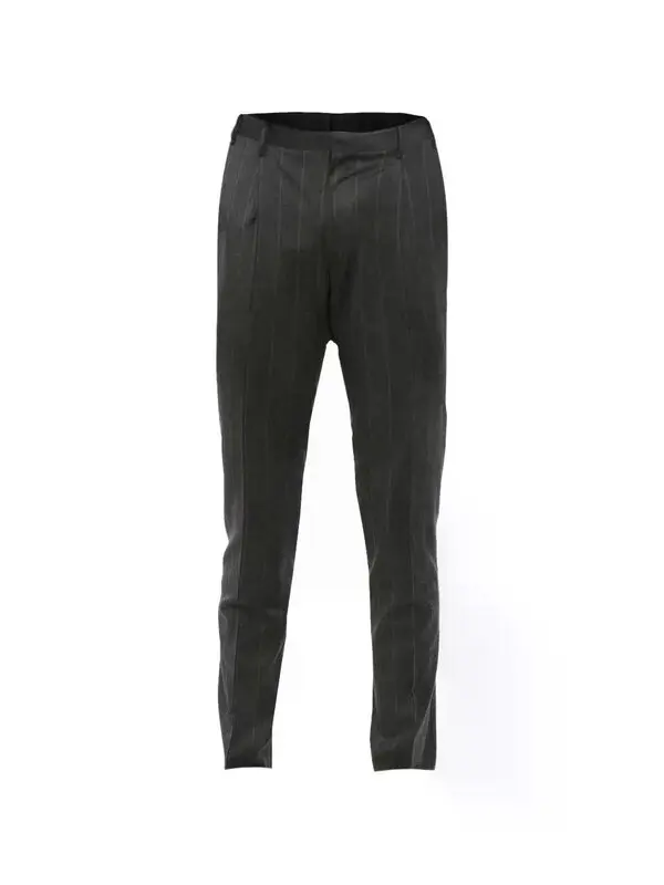 Corneliani Pinstripe Tailored Trousers - Grey