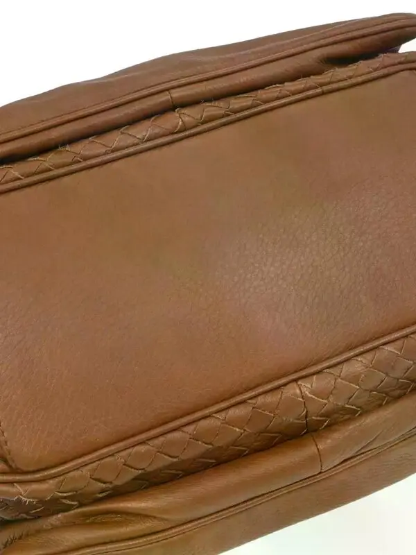 Bottega Veneta 2007 Intrecciato Shoulder Bag - Brown
