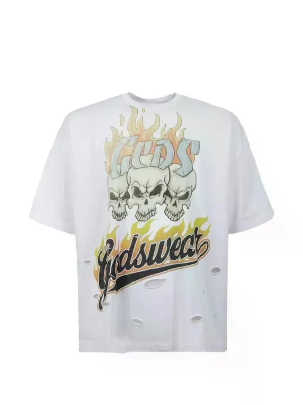 Gcds Logo-print T-shirt - White