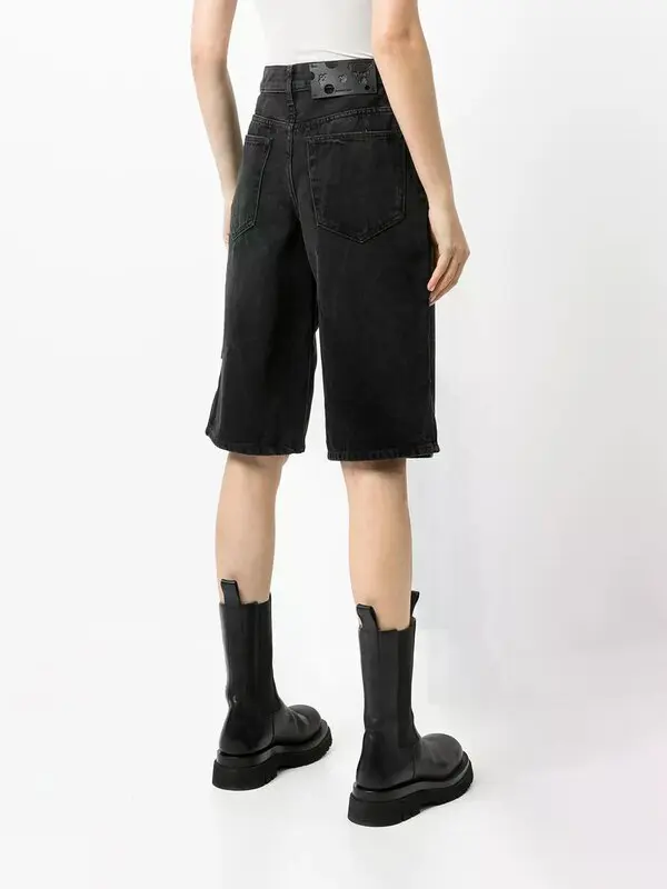 Off-White Logo-print Knee-length Shorts