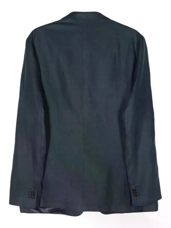Corneliani Linen Single-breasted Blazer