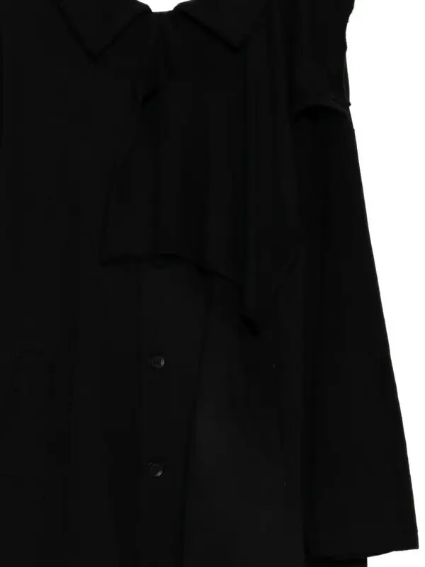 Yohji Yamamoto Gauze Draped Coat