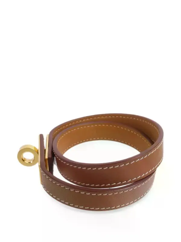 Hermès Mini Kelly Double Tour Bracelet - Gold