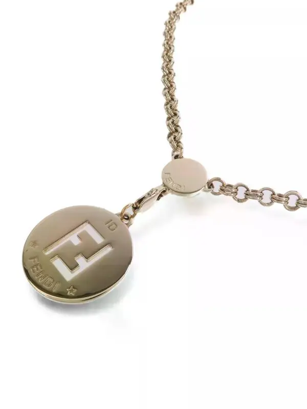 Fendi Identification Pendant Necklace