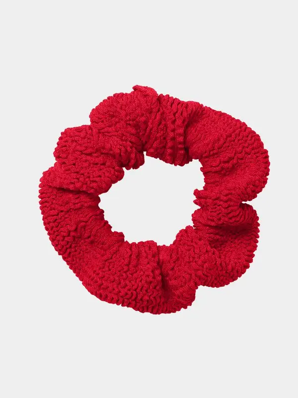 Hunza G Scrunchie - Red