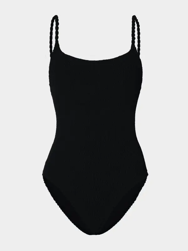 Hunza G Coverage Camille Swim - Black