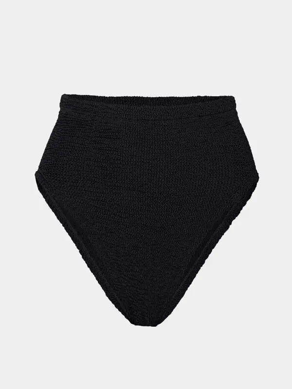 Hunza G High Waist Bikini Bottom - Black
